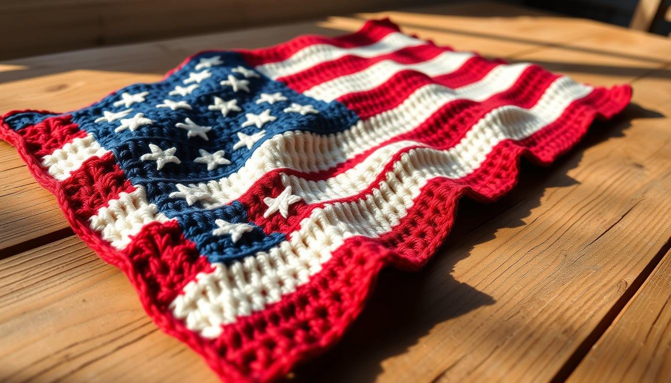 Crochet Your Own American Flag Blanket Pattern Today – Craft Cascades